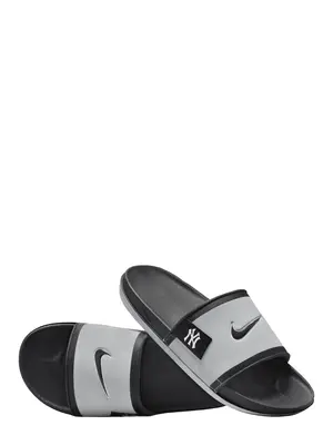 Nike Offcourt New York Yankees Slides - Grey
