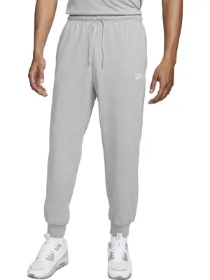 Nike Club Knit Jogger Pants - Grey