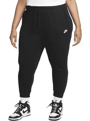 Nike Sportswear Club Fleece Mid-rise Jogger Pants - Black