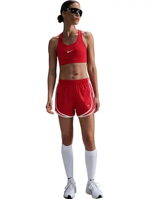 Nike Tempo Dri-FIT Mid-Rise Running Shorts Red