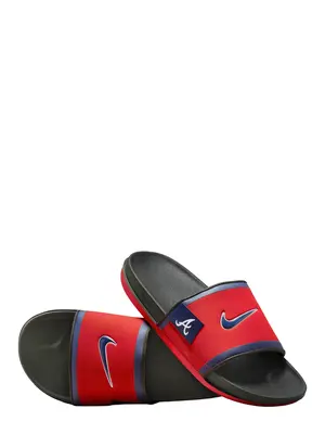 Nike Offcourt Atlanta Braves Slides - Red