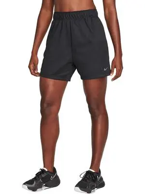 Nike Attack Dri-fit Fitness Mid-rise 5" Unlined Shorts - Black