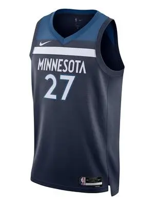 Nike Minnesota Timberwolves Icon Edition Dri-fit Nba Swingman Jersey - Blue