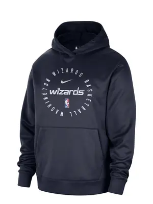 Nike Washington Wizards Spotlight Dri-fit Nba Pullover Hoodie - Blue