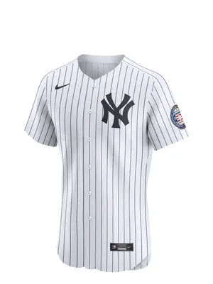 Nike Derek Jeter New York Yankees Dri-fit Adv Mlb Elite Jersey - White