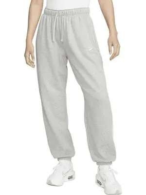 Nike Sportswear Club Fleece Mid-rise Oversized Sweatpants - Grey
