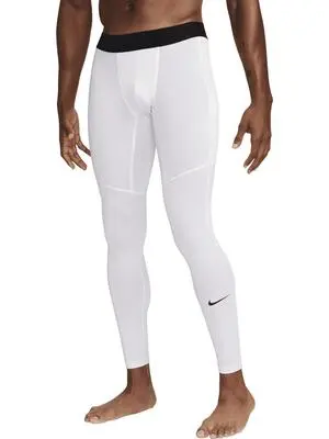 Nike Pro Dri-fit Fitness Tights - White