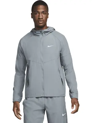 Nike Miler Repel Running Jacket - Grey
