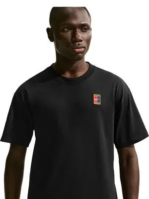 Nike Court Max90 Tennis T-shirt - Black