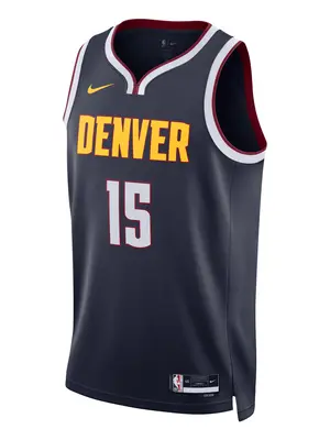 Nike Denver Nuggets Icon Edition Dri-fit Nba Swingman Jersey - Blue