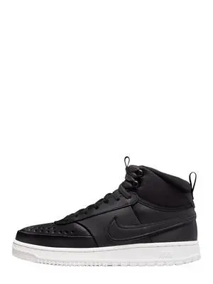Nike Court Vision Mid Winterized High-top Sneakers - Black