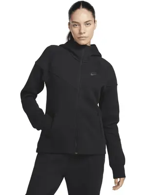 Nike Sportswear Tech Fleece Windrunner Full-zip Hoodie - Black
