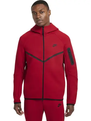 Nike Tech Fleece Windrunner Full-zip Jacket - Red
