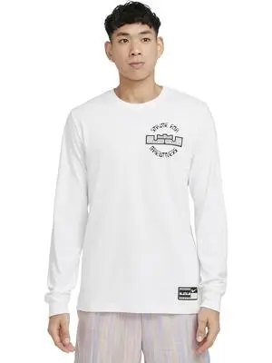 Nike Lebron Max90 Long-sleeve Basketball T-shirt - White