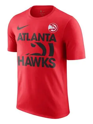 Nike Atlanta Hawks Courtside Nba T-shirt - Red