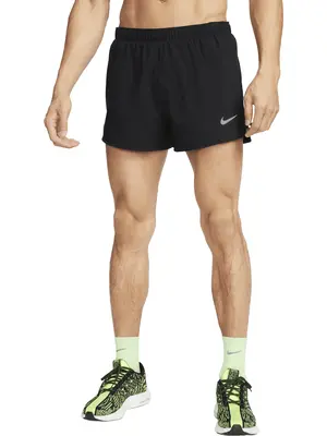 Nike Fast Dri-fit 3" Brief-lined Running Shorts - Black