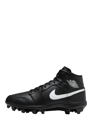JORDAN 1 Mid Td Football Cleat - Black