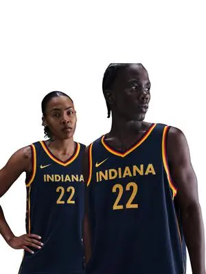 Nike Caitlin Clark Indiana Fever Explorer Edition Dri-fit Wnba Victory Jersey - Blue