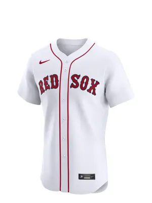 Nike Boston Red Sox Dri-fit Adv Mlb Elite Jersey - White