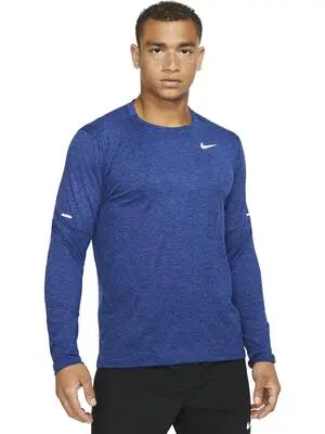 Nike Element Dri-fit Running Crew Top - Blue