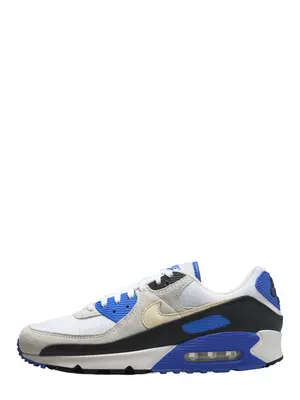 Nike Air Max 90 Premium Lace Up Sneakers - White