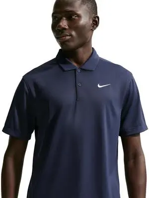 Nike Court Dri-fit Tennis Polo - Blue
