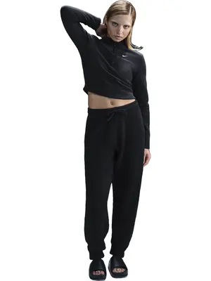 Nike Sportswear Phoenix Cozy Bouclé Knit Pants - Black
