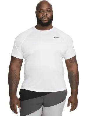 Nike Hydroguard Essential Dri-fit Uv Short Sleeve Top - White