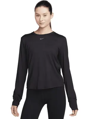 Nike One Classic Dri-fit Long-sleeve Top - Black