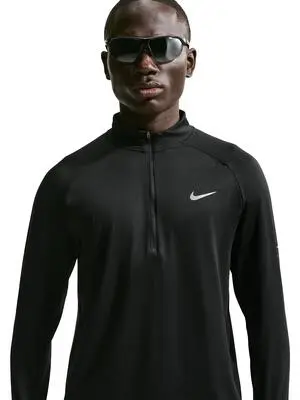 Nike Stride Dri-fit 1/4-zip Running Top - Black
