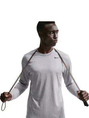 Nike Dri-fit Legend Long-sleeve Fitness Top - Grey