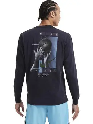 Nike Max90 Long-sleeve Basketball T-shirt - Black