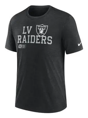 Nike Las Vegas Raiders Overlap Lockup Nfl T-shirt - Black