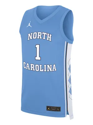 JORDAN North Carolina Tar Heels Replica College Basketball Jersey - Blue