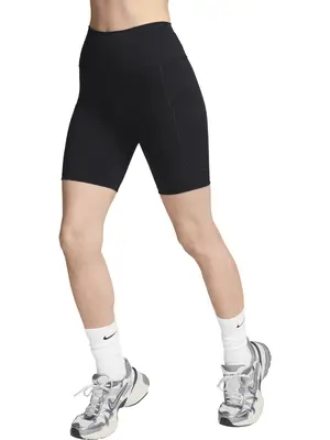 Nike One High-waisted 8" Biker Shorts - Black