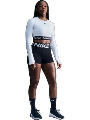 Nike Pro Sculpt High-waisted 3" Biker Shorts - Black