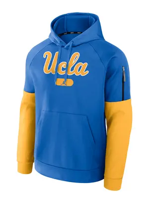 JORDAN Ucla Bruins Therma College Pullover Hoodie - Blue