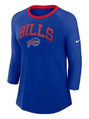 Nike Buffalo Bills Nfl 3/4-sleeve T-shirt - Blue
