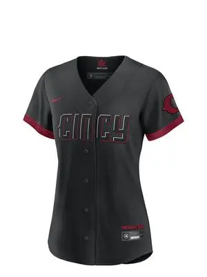Nike Mlb Cincinnati Reds City Connect Replica Baseball Jersey - Black