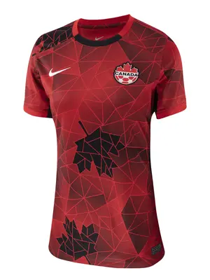 Nike Canada 2023 Stadium Home Dri-fit Soccer Jersey - White