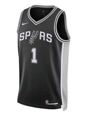 Nike San Antonio Spurs Icon Edition Dri-fit Nba Swingman Jersey - Black