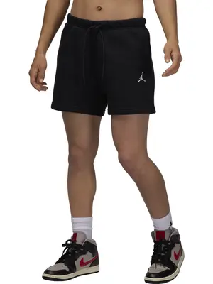 JORDAN Brooklyn Fleece Shorts - Black