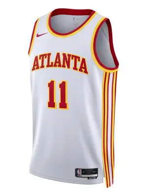 Nike Atlanta Hawks Association Edition 2022/23 Dri-fit Nba Swingman Jersey - White