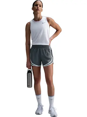 Nike Tempo Dri-fit Mid-rise Running Shorts - Grey
