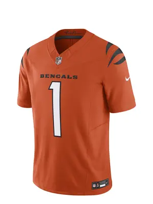 Nike Cincinnati Bengals Ja'marr Chase Dri-fit Nfl Limited Football Jersey - Orange
