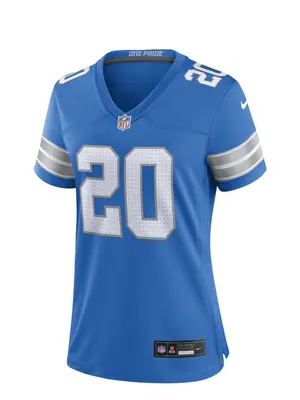 Nike Barry Sanders Detroit Lions Nfl Game Football Jersey - Blue