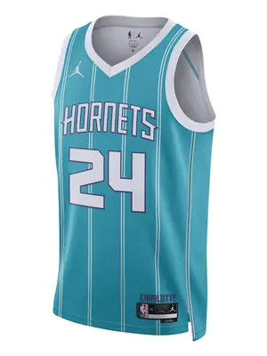 JORDAN Charlotte Hornets Icon Edition Dri-fit Nba Swingman Jersey - Blue