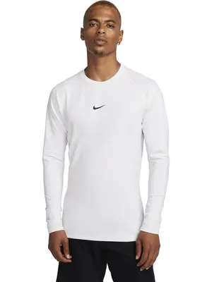 Nike Pro Warm Long-sleeve Top - White