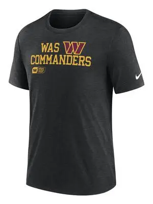 Nike Washington Commanders Overlap Lockup Nfl T-shirt - Black
