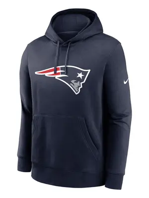Nike New England Patriots Nfl Pullover Hoodie - Blue